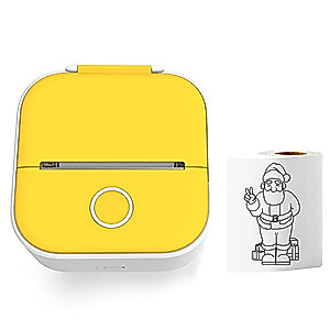 T02 Mini Printer Sticker Maker - Portable Pocket Thermal Instant Photo Printer - T02 Sticker Maker Machine Mini Printer, Wireless Receipt Label Maker Printer for Sticky Scrapbook, Label
