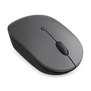 Lenovo Go USB-C Essential Wireless Mouse, 2.4 GHz Nano USB-C Receiver, Adjustable DPI, Rechargeable Battery, Ambidextrous, GY51C21210, Grey