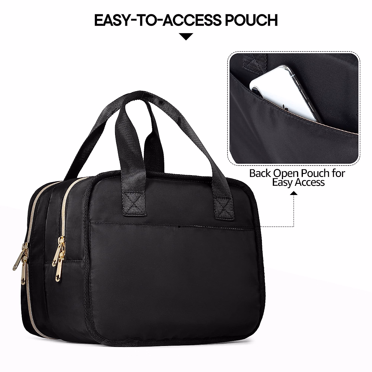 Fasrom Wearable Breast Pump Bag with Cooler Bundle with Baby Bottle Cooler Bag with Ice Pack Fits 4 Baby Bottles up to 5 Ounce