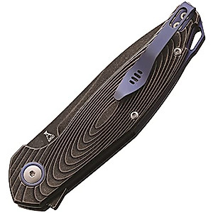 MKM-Maniago Knife Makers Goccia Linerlock Ti Dark SW MKMGCTDSW