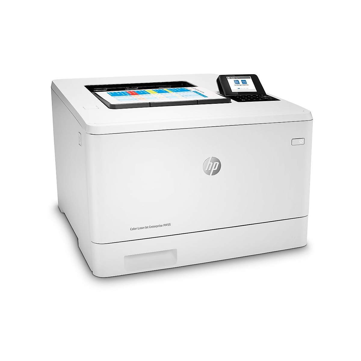 HP Color LaserJet Enterprise M455dn Duplex Printer (3PZ95A), white
