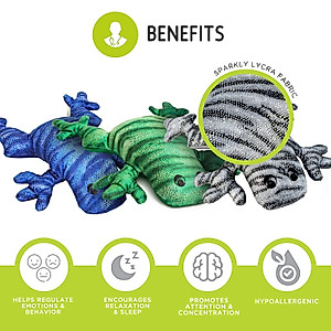 manimo Weighted Stuffed Frog for Kids & Adults – Frog Toys Sensory Lap Pad - Stress Relief Weighted Frog Plush for Chest, Back & Legs - Perfect for Home, Schools, kindergardens, Daycares