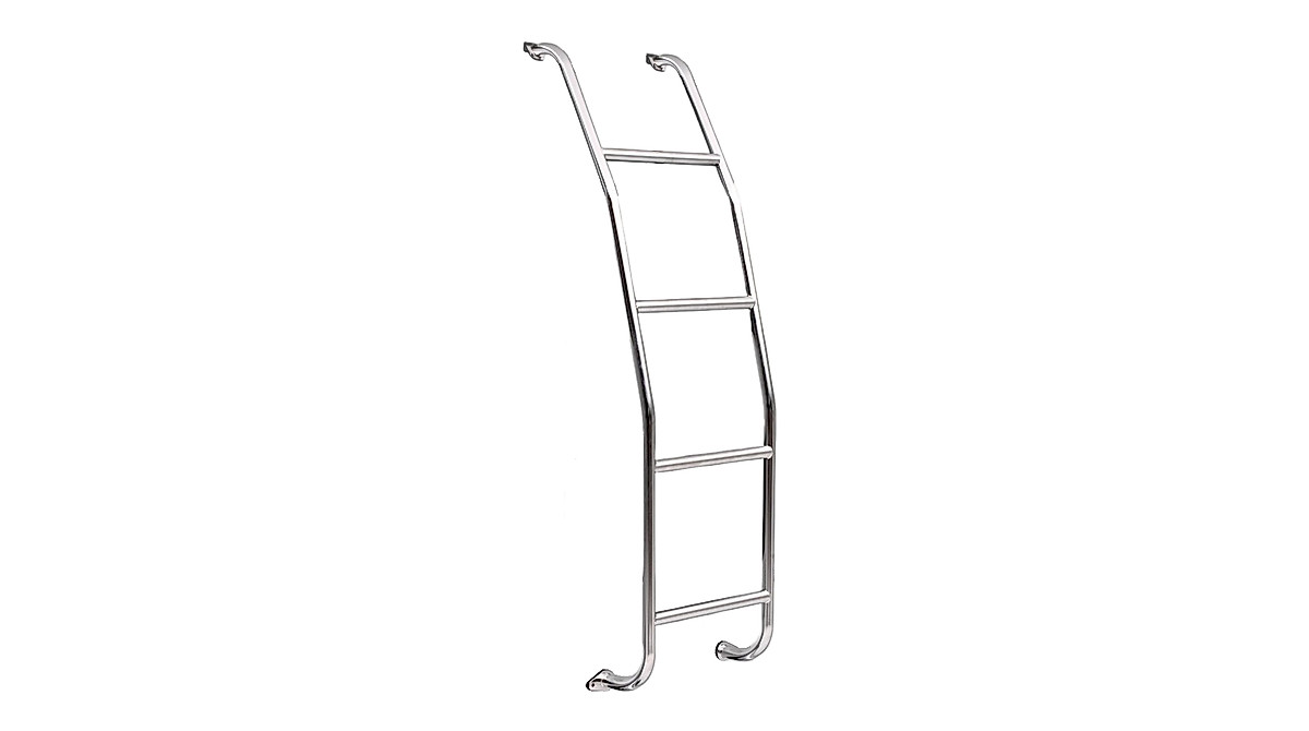 Surco Stainless Steel Van Ladder | 4-Step Chevy Ladder
