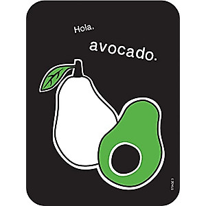 Smartcontrast Montessori Cards(R) Hello, My Food: 20 large-size high-contrast cards perfect for your child's brain development.