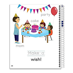 Wipe Clean Sight Words Activity Book for Kids Ages 3-5: Over 90 Words to Trace, Wipe Clean, Practice, and Learn! Includes Dry Erase Marker (Start Little Learn Big)