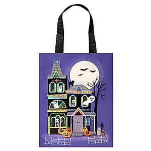 Papyrus 10" Halloween Large Gift Bag, Haunted House (1 Bag)