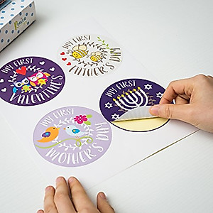 Ronica Baby Boy Gift Set with Baby Memory Book, Monthly Stickers: Modern Photo Journal and Keepsake Album for Boys, First 5 Years, Shower Gift Idea for Mom, Dad Or Grandparents