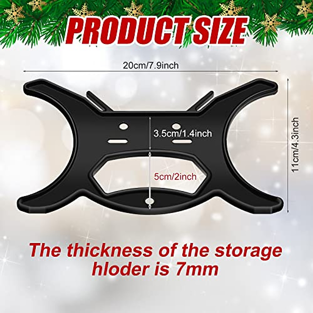 Lauwell 10 Pieces Christmas Lights Storage Holder Cord Reel Xmas Extension Organizer Cable Light Wire Spool All Purpose and Wind up for Garland