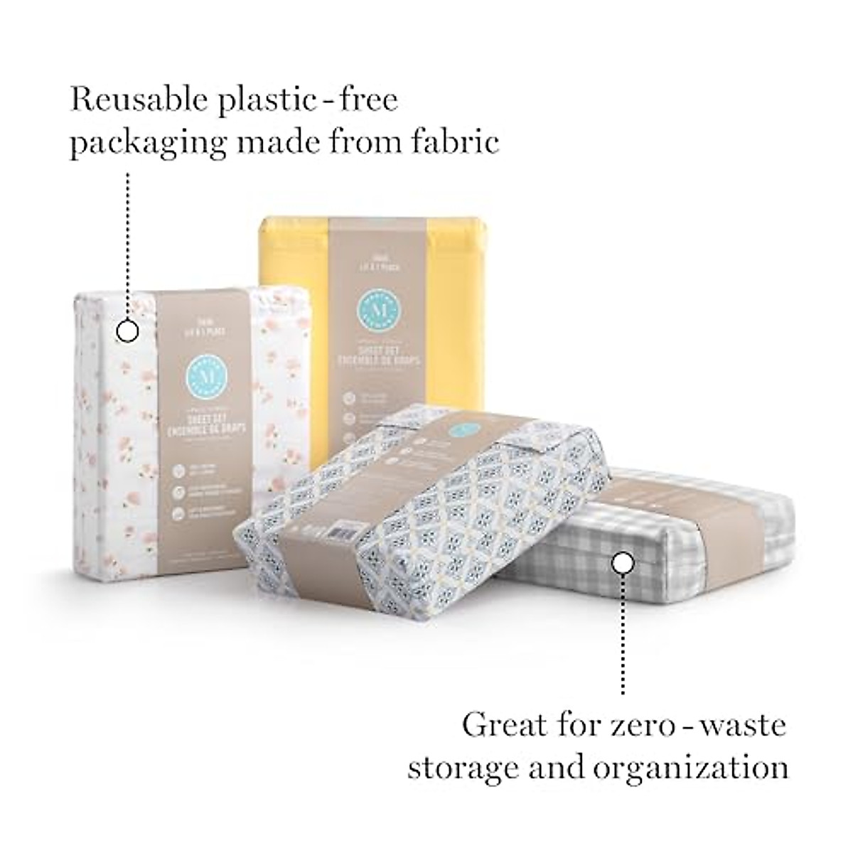 MARTHA STEWART 100% Cotton Queen Sheet Set - 4 Piece, Soft, Smooth, Durable, Easy Care, 16" Deep Pocket Sheets, Bedding Sheets, Sateen Sheets, 1 Flat, 1 Fitted, 2 Pillowcases, Yellow