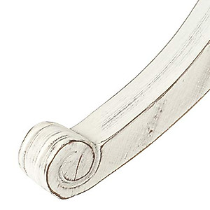 Safavieh Home Forest Traditional Antique White Drop Leaf Dining Table