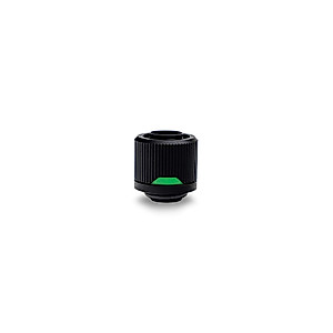 EKWB EK-Quantum Torque STC-12/16 Compression Fitting for Soft Tubing, 12/16mm (7/16" ID, 5/8" OD), Black