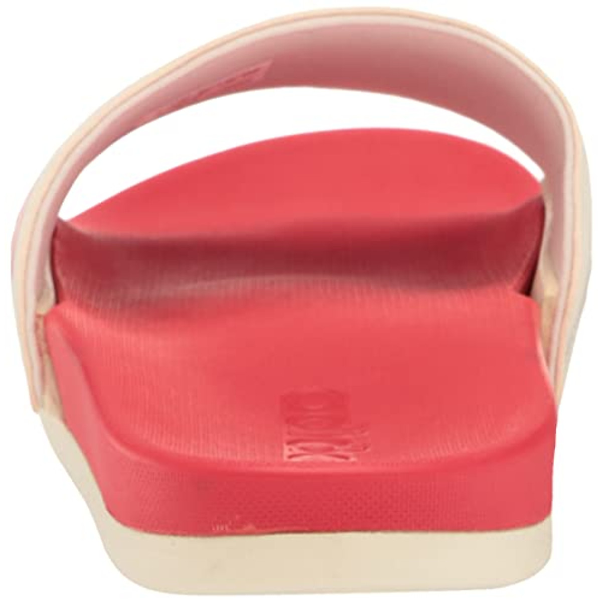 adidas Unisex Adilette Slides Sandal, Wonder White/Vivid Red/Gold Metallic, 13 US Women