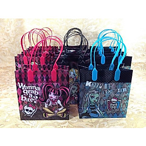 24pc Monster High Treat Bags Loot Bags Party Favors Goodie Bag Gothic Candy Bags