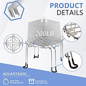 Water Filter Stand 6" Tall by 9" Wide Compatible with Berkey Big, Royal and Travel System, Countertop Stainless Steel Stand for Most Medium Gravity Fed Water Coolers