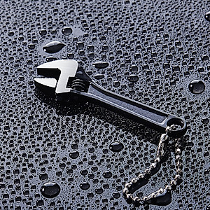 Chumia Adjustable 2.5 Inch Carbon Steel Wrench, Black, 3 Pieces