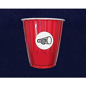 250 Cheerleading Megaphone Stickers