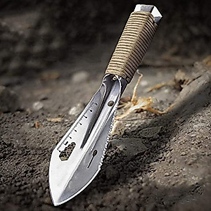 Snow Shovel for Driveway - Tool Stainless Shovel Garden Garden W Detector Steel Digging Tools & Home Improvement