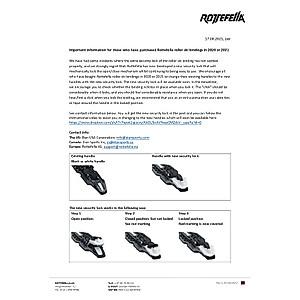 RCE-700 42-47 Binding NNN roller ski classic training medium Wheels