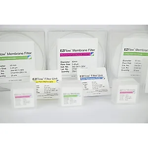 Foxx Life Sciences 365-3212-OEM EZFlow Membrane Disc Filter, Hydrophobic PTFE, 25 mm Diameter, .45 µm Pore Size (Pack of 50)