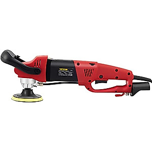 VEVOR Wet Polisher Grinder, Variable Speed 8 pcs Polishing Kit, with 4" & 5" Diamond Pads, Buffing Machine w 59" Pipe Adapter & Splash Shield, Concrete Stone Tool for Granite/Marble Countertop CE
