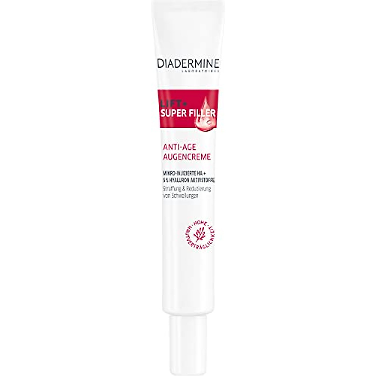 Genuine German Diadermine Lift + Super Filler deep-acting Hyaluron Eye Cream 0.5oz. / 15ml