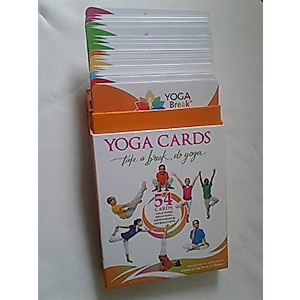 Kids Yoga Cards, 54 Educational Flash Card Deck for Children, 7 Sequences with Yoga Poses, Breathing Exercises, Meditations and Affirmations.