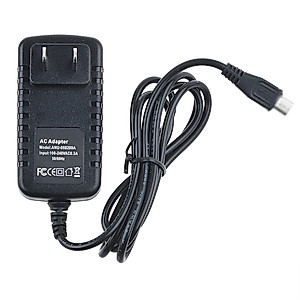PKPOWER AC Adapter Charger Power Cord Replacement forSEGA Genesis Flashback 2018 AtGames Console 85 Classic Games Wireless Controller