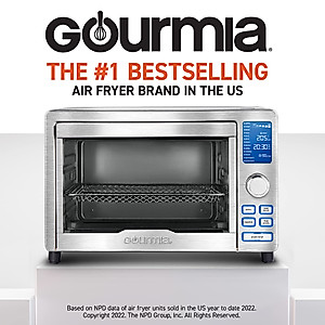 Gourmia Digital Stainless Steel Toaster Oven Air Fryer – Stainless Steel