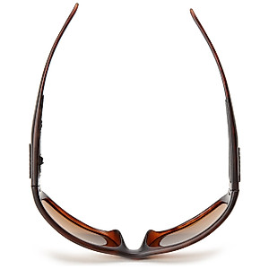 Pepper's Cutthroat Polarized Sport Sunglasses, Dark Tortoise, One Size