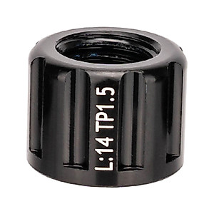 Simhoa Aluminum Alloy MTB Bike Thru Axle Nuts, Road Mountain Bicycle Hub Bolt Skewer Conversion Wheel Hub Axle Fastener Cycling Accessories Adapter, M15 1.5