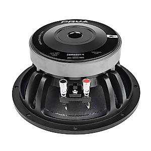 PRV AUDIO 8 Inch Midrange Speaker 8MR600X-4, 600 Watts 4 Ohm, 2 in Voice Coil, X-treme Mid Range Loudspeaker for Pro Car Audio Systems (Single)
