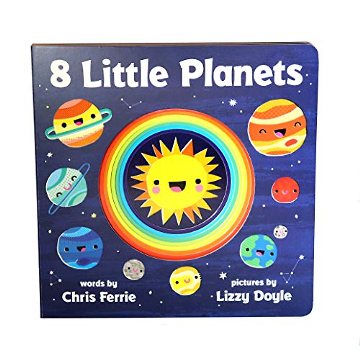 8 Little Planets: A Solar System Book for Kids with Unique Planet Cutouts