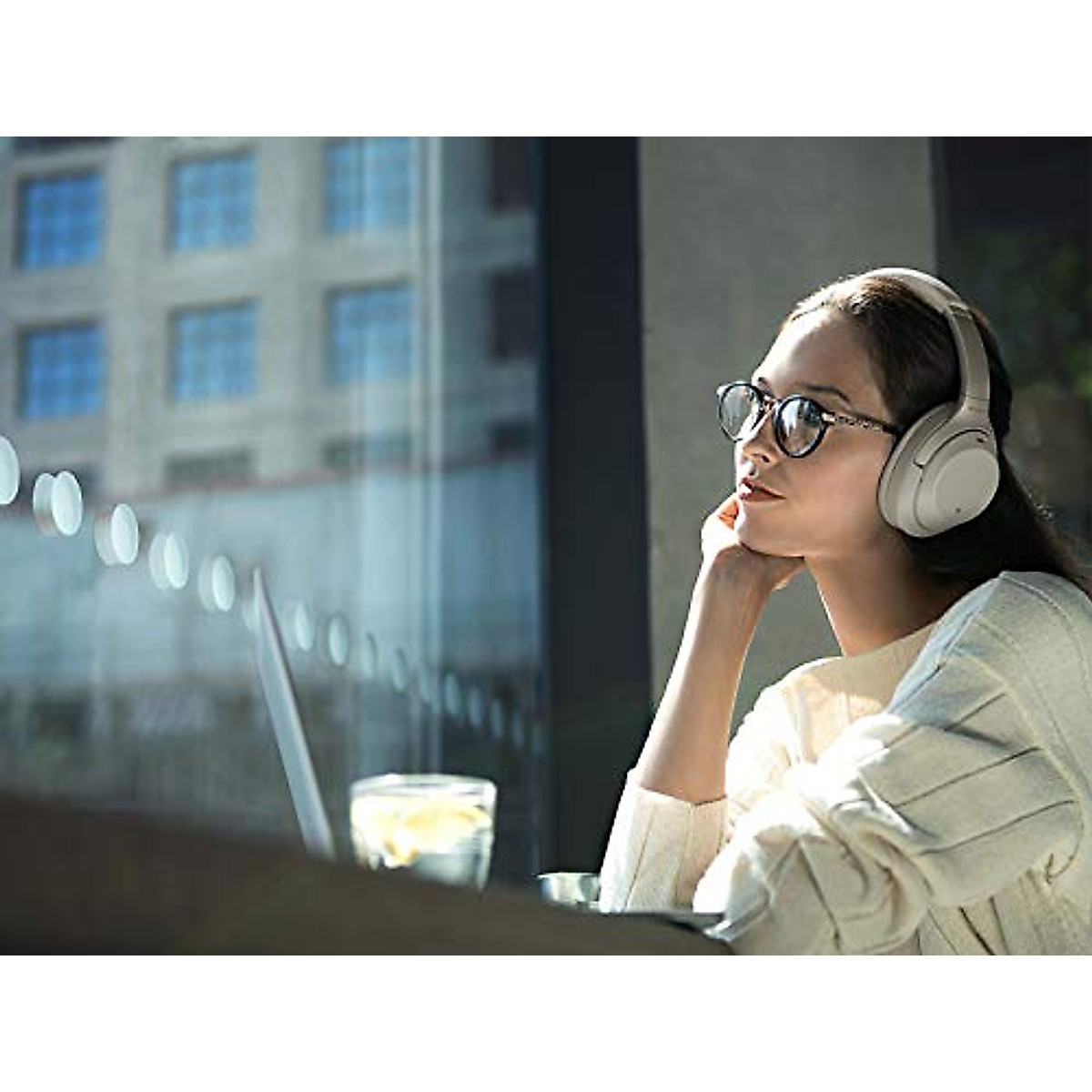 Sony WH1000XM3 Noise Cancelling Headphones : Wireless Bluetooth Over the Ear Headset – Silver (2018 Version)
