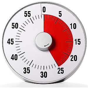 V TOWER Visual Countdown Timer, Mute Low and Loud Alert for Adults Kitchen, Kids, Classroom, Gym