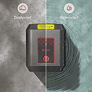 Huepar Laser Level, Self-Leveling Laser Level with Red Beam Cross Line Laser-Vertical and Horizontal Line, 66ft Alignment Laser Tool for Picture Hanging and DIY Application, Battery Included-B011R