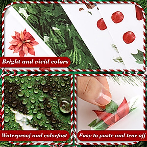 Spiareal Christmas Tree Wall Decals DIY Wall Decals Peel and Stick Christmas Tree Wall Stickers for Xmas Home Office Nursery Decor DIY Art