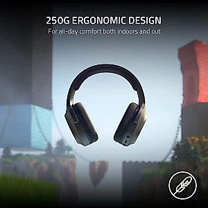 Razer Barracuda X - Wireless Multi-Platform Gaming and Mobile Headset (Wireless USB-C Multi-Platform Connectivity, 250g Ergonomic Design, 40 mm Drivers, 20 Hours Battery Life) Black