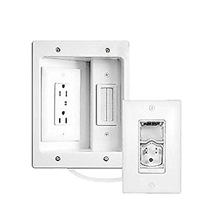C2G/ Cables To Go 16314 Wiremold In-Wall TV Power Kit