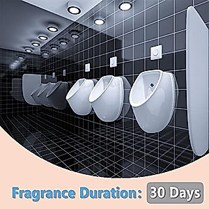 UFRITAN 7 Pack Urinal Screens Deodorant, Urinal Screen, Splash Proof & Odor Freshener, Urinal Mats for Restrooms at Home, Offices, Schools, and Malls, Scent Lasts 30 Days, Non-Clogging Design