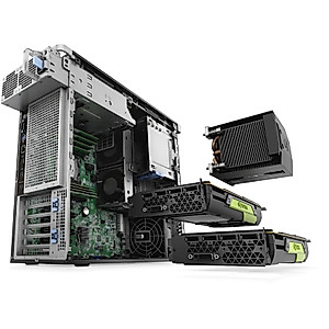 Dell Precision T5820 Workstation Desktop | Core i7-9800X - 1TB HDD Hard Drive - 32GB RAM - 2 x Nvidia Quadro P2000 in SLI | 8 cores @ 4.4 GHz - 10GB GDDR5 Win 10 Pro Black (Renewed)