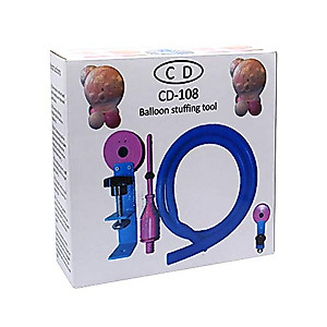 Balloon Stuffing Tool With Knotting Function Balloon Stuffing Machine Kit Balloon Filling Tool for Birthday Wedding Party Art Balloons Decoration Supply