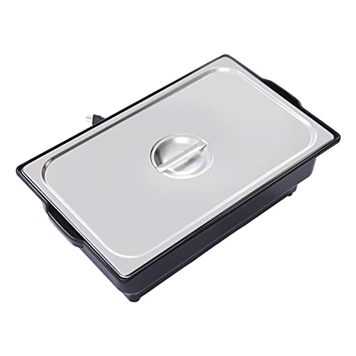 500W Electric Buffet Warmer Server Chafing Dish Buffet Tray Food Warmer Set 3 Compartment Buffet Server Chafing Dish Stainless Steel Chafing Server Set Buffet Server Warmer Food Insulation