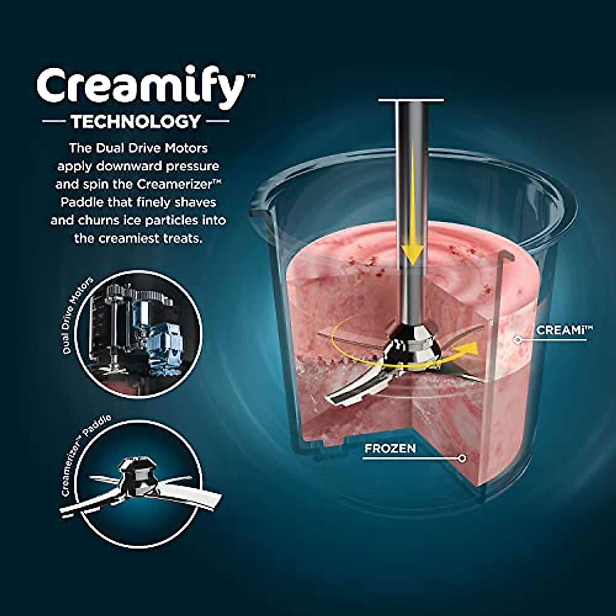 Ninja NC301 CREAMi Ice Cream Maker, for Gelato, Mix-ins, Milkshakes, Sorbet, Smoothie Bowls & More, Silver & Pints 4 Pack, Compatible with NC299AMZ & NC300s Series Creami Ice Cream Makers