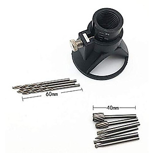 Metal HSS Router Tool Cutting Guide Attachment Kit Drill Carving Rotary Locator