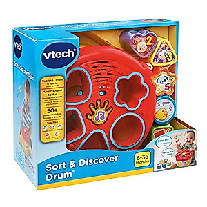 VTech Sort and Discover Drum, Yellow