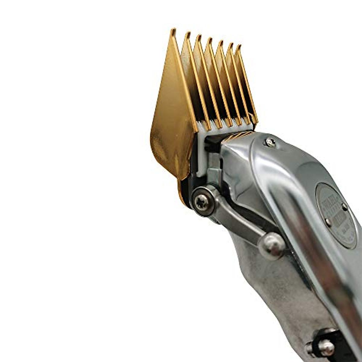 Professional Hair Clipper Guards Guides Gold Color Coded Cutting Guides #3170-400- 1/8” to 1 fits for most of W Clippers (Gold)