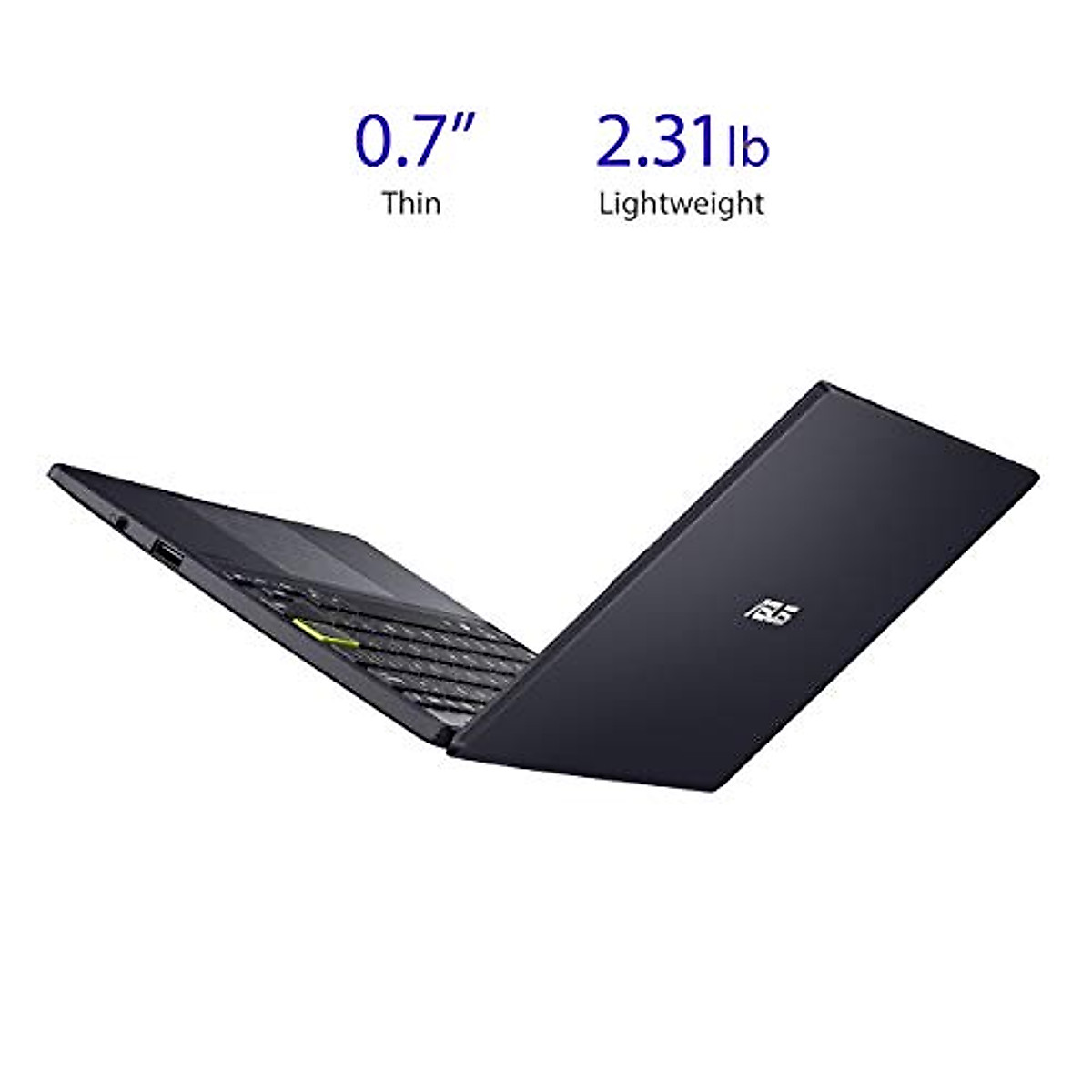 ASUS Vivobook Go 12 L210 11.6” Ultra-Thin Laptop, 2022 Version, Intel Celeron N4020, 4GB RAM, 64GB eMMC, Win 11 Home in S Mode with One Year of Office 365 Personal, L210MA-DS02 (Renewed)