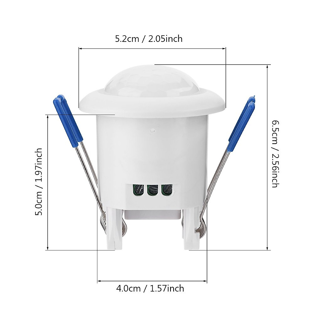 Infrared Sensor Switch, VBESTLIFE 360 Degree PIR Motion Detector Inductive Light Switch with Time Delay and Temperature Compensation Function for Indoor Outdoor