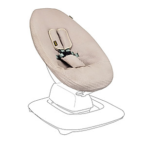 Ukje Protective Swing Cover Compatible with 4moms RockaRoo or MamaRoo 5, Multi-Motion Baby Swing, Baby Swing Liners, Baby Rocker Cover, Easy to Install, Easy to Wash, Handmade in Europe - Taupe
