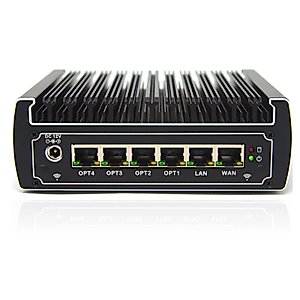 Protectli Vault 6 Port, Firewall Micro Appliance/Mini PC - Intel Dual Core i3, AES-NI, 4GB RAM, 32GB SSD